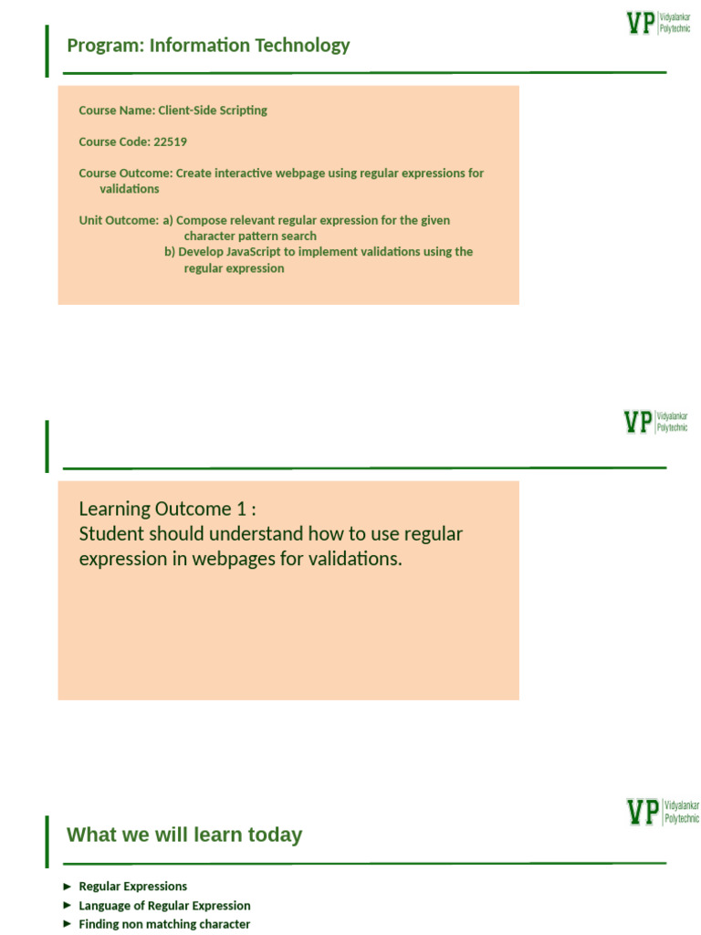 Regularexpession Css | PDF | Regular Expression | Java Script
