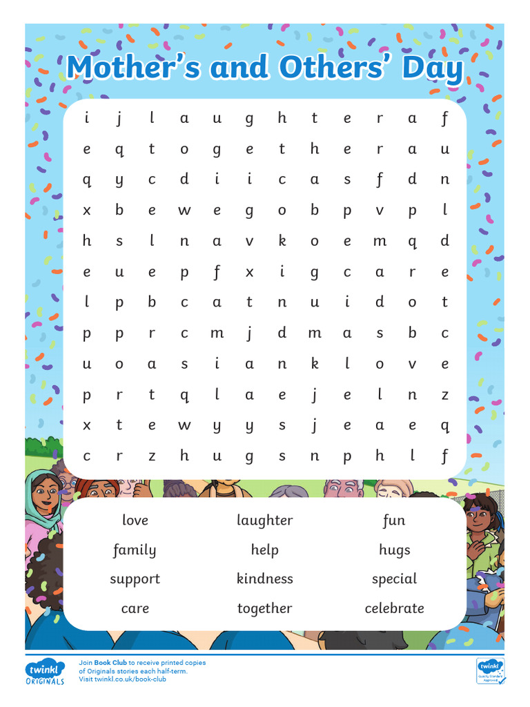 T e 1675767659 Mothers and Others Day Word Search - Ver - 1 | PDF