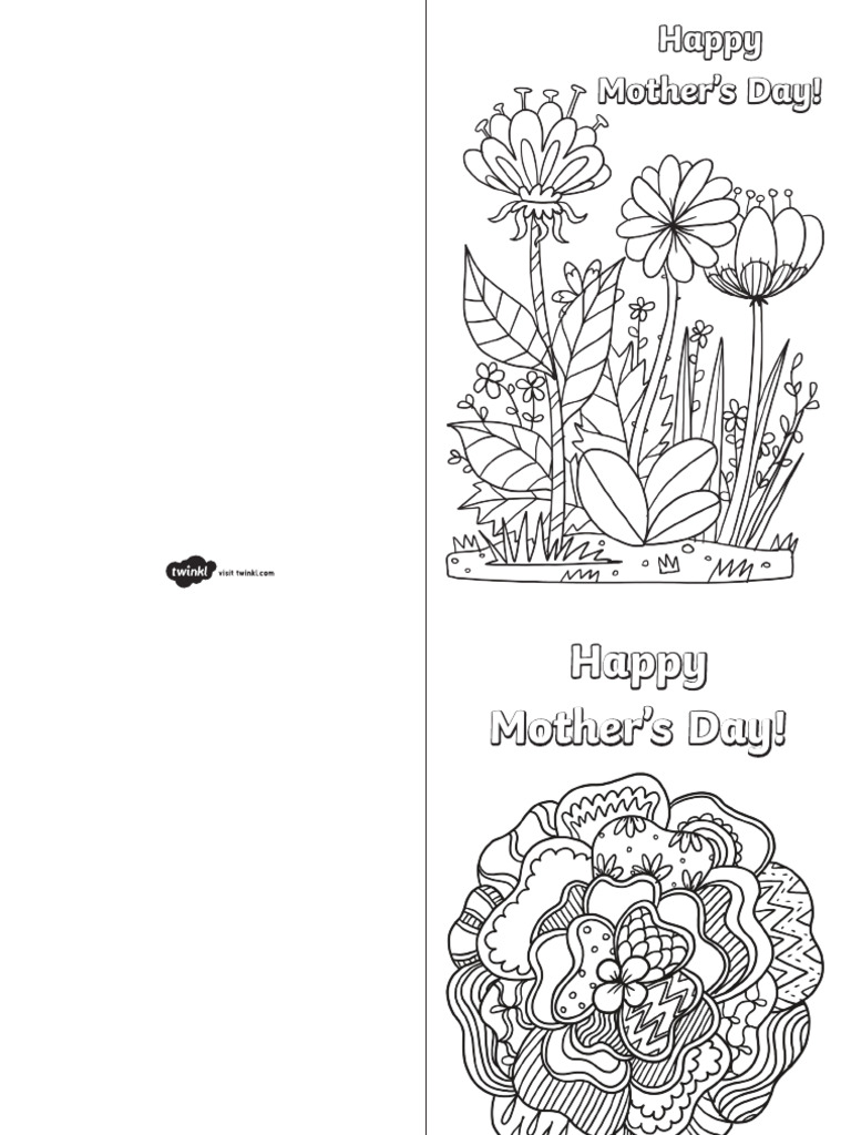 t2 e 2562 Mothers Day Mindfulness Colouring Cards | PDF | Cooking, Food ...