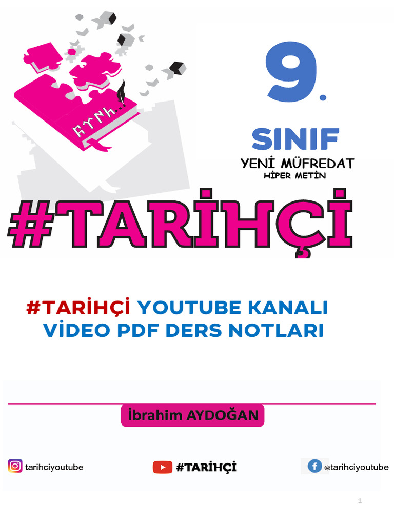 9 Tari̇h Vi̇deo PDF Ders Notlari | PDF