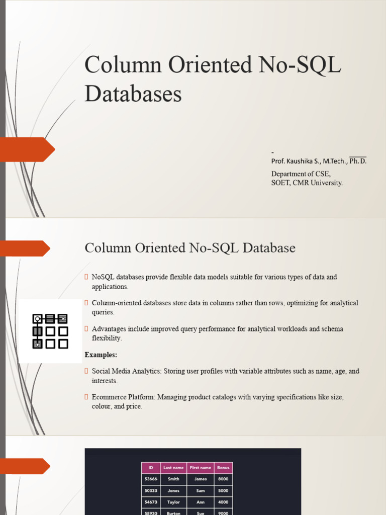 module-4 | PDF | Databases | No Sql
