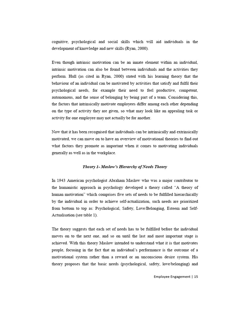 Theories of Motivation | PDF | Motivation | Motivational