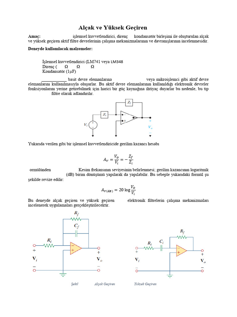 Online Deney 4 | PDF