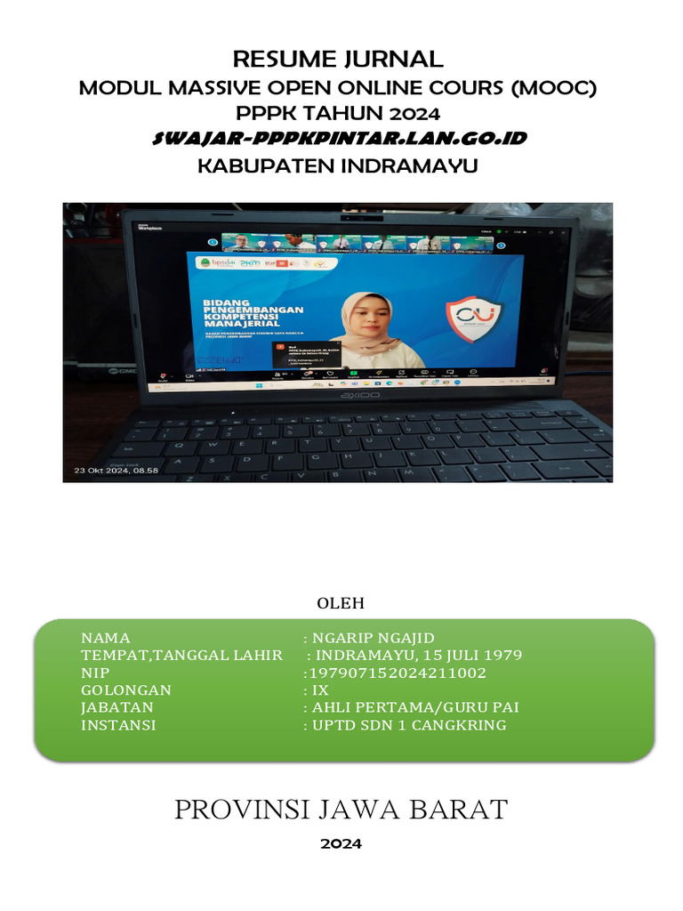 Pelatihan MOOC PPPK 2024: Kompetensi ASN | PDF