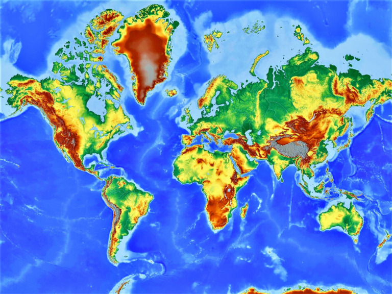 Mapa Relieves | PDF