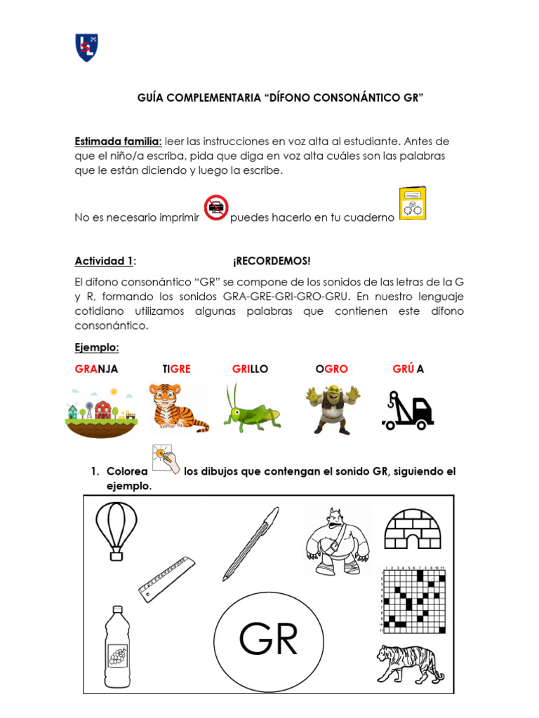 Guia Complementaria GR 1 | PDF