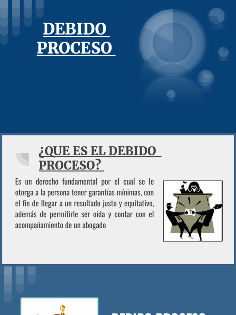Debido Proceso | PDF