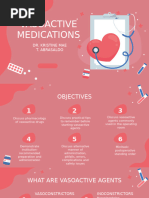 ICU One Pager Vasopressors | PDF | Shock (Circulatory) | Intravenous ...