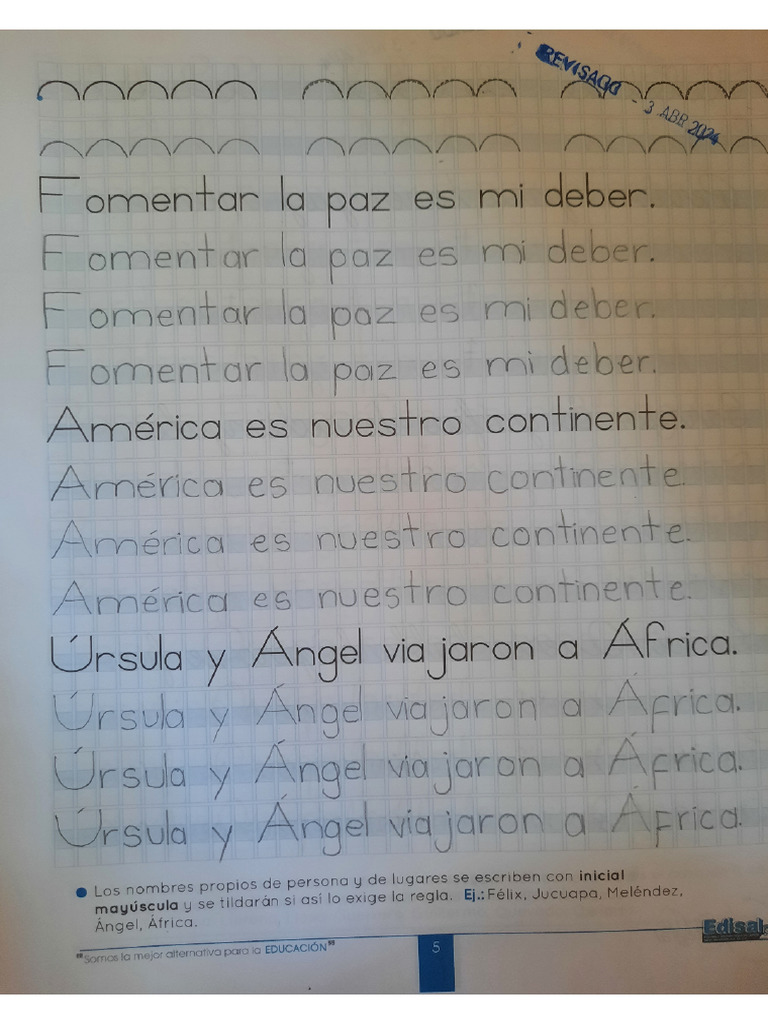 Practica Caligrafia | PDF