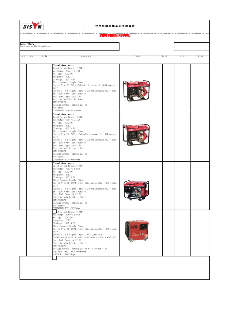Diesel Generators Purchase Order | PDF | Diesel Engine | Direct Current