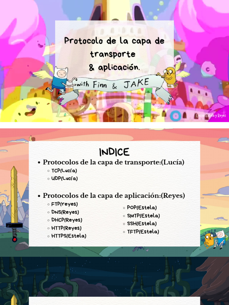 Protocolo de La Capa de Transporte y Aplicación | PDF | Protocolo de ...