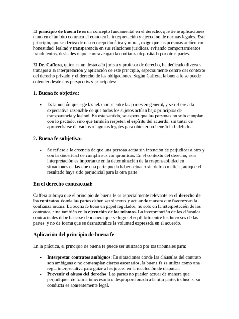 Buena Fe CAffera y GAmarar | PDF | Ley procesal | Justicia