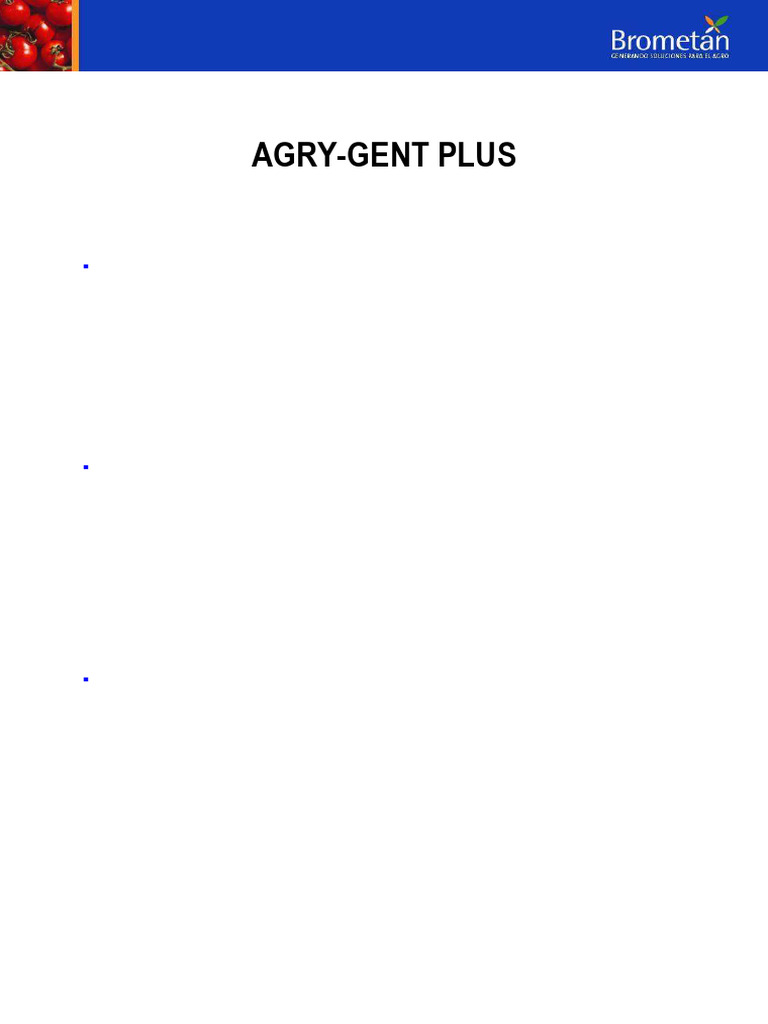 Agry-Gent Plus | PDF | Las bacterias | Microbiología