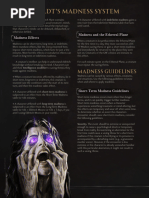 DND Insanity Table | PDF | Insanity | Psychotherapy