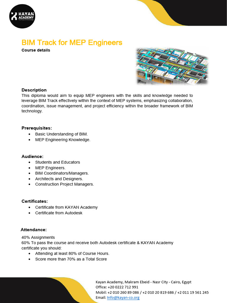BIM Track For MEP Engineers-3 | PDF | Duct (Flow) | Pipe (Fluid Conveyance)