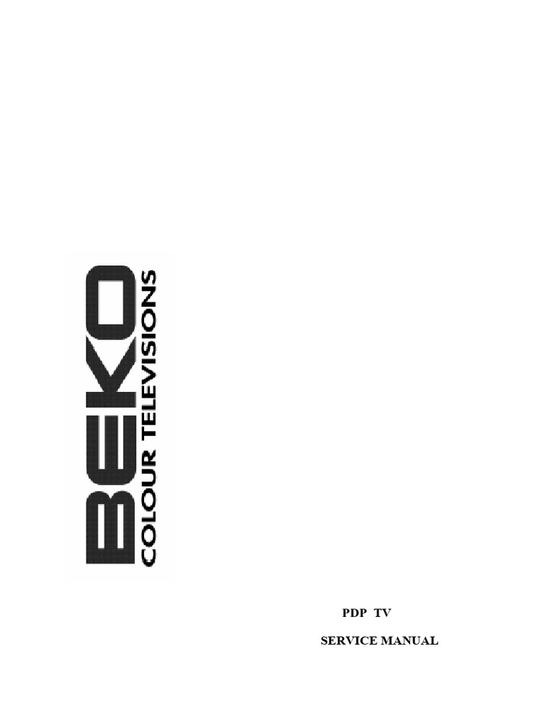 Panasonic P7 PDP TV Service Manual | PDF | Mains Electricity | Display ...