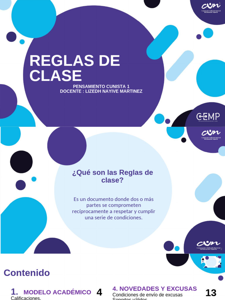 Reglas de Clase Lizedh Martinez 2024B2 | PDF