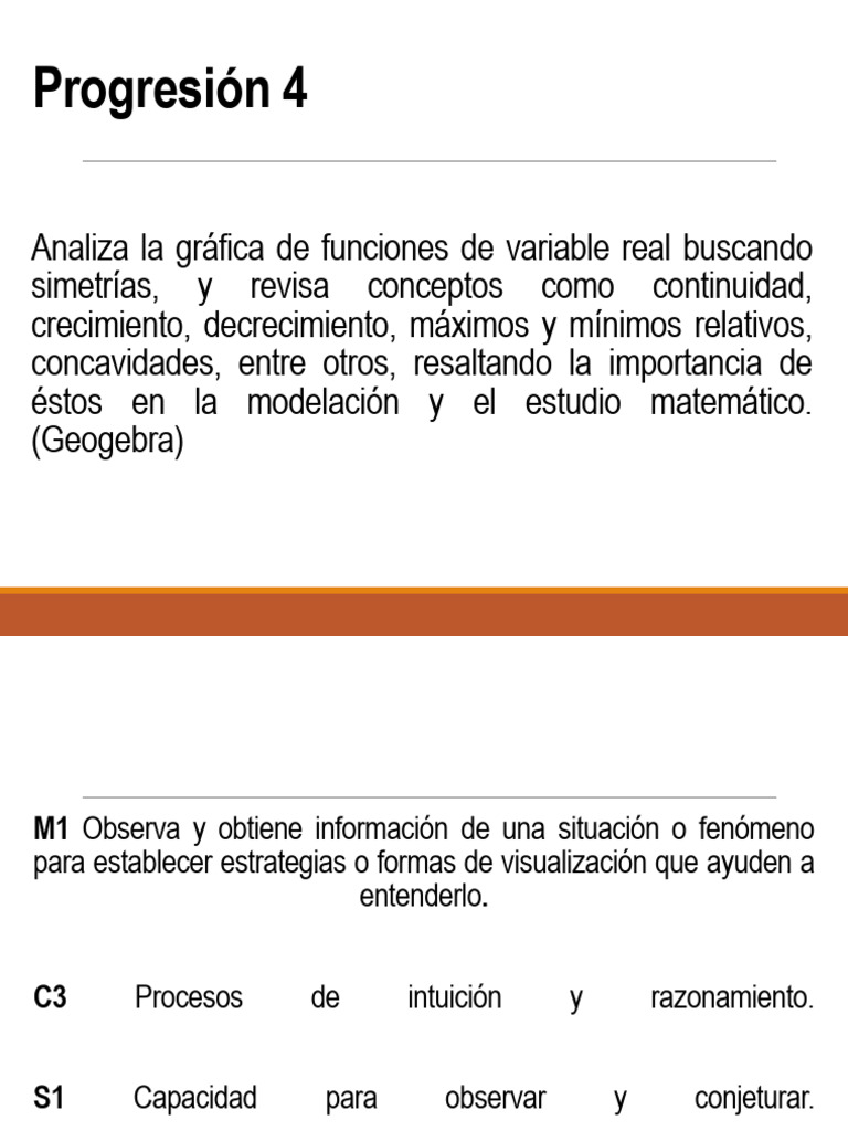 Progresion 4 | PDF | Ecuaciones | Función (Matemáticas)