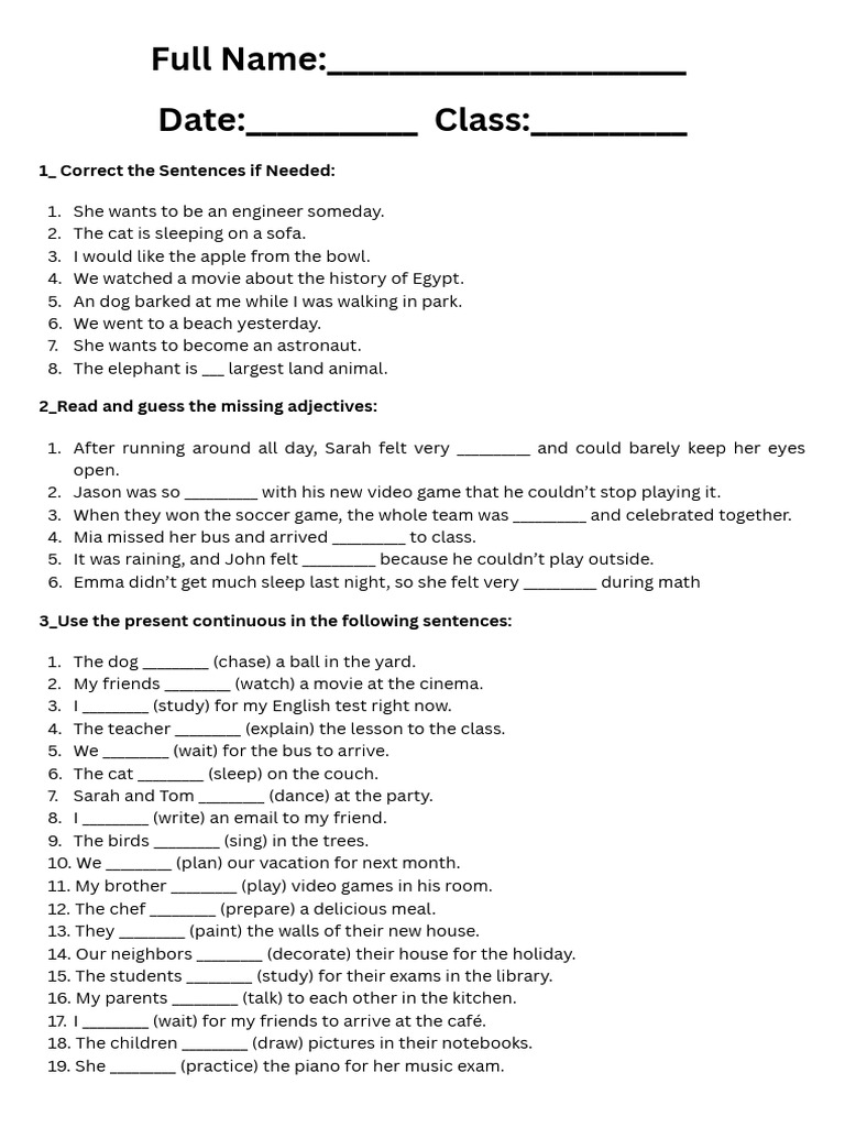 Today's Session Exs | PDF