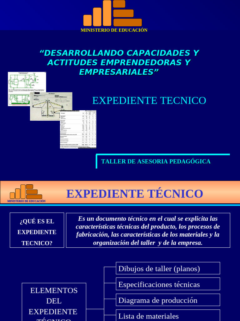 Guía del Expediente Técnico Educativo | PDF | Diseño | Herramientas