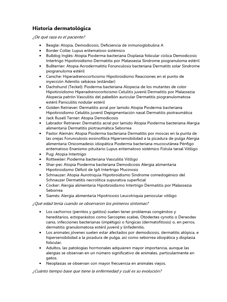 Resumen Muller Dermatologia | PDF | Alergia | Piel