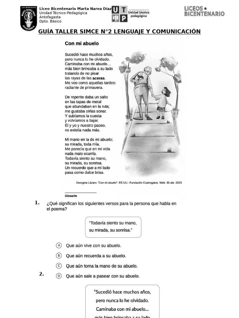 Guía Taller Simce N | PDF