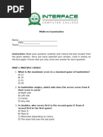 Badminton Test Good | PDF | Sports | Leisure
