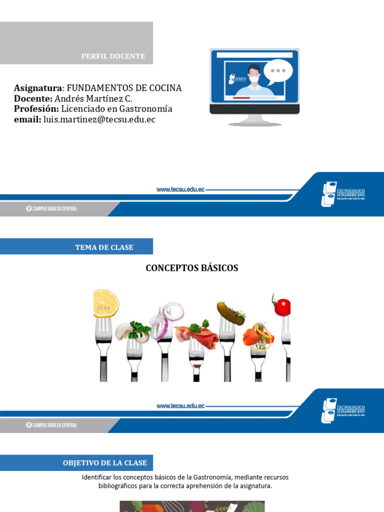 Func 01 - Conceptos Básicos - 2022B | PDF | Alimentos | Contaminación