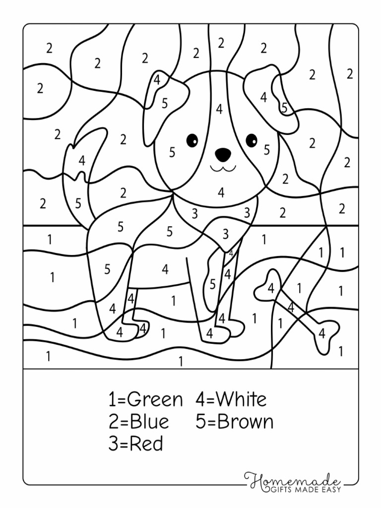 Color by Number 1st Grade | PDF
