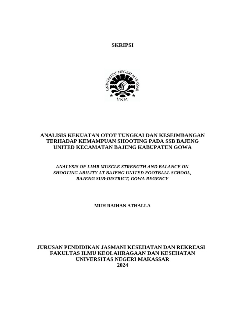 Skripsi Rehan Paling Baru | PDF | Kesehatan Holistik