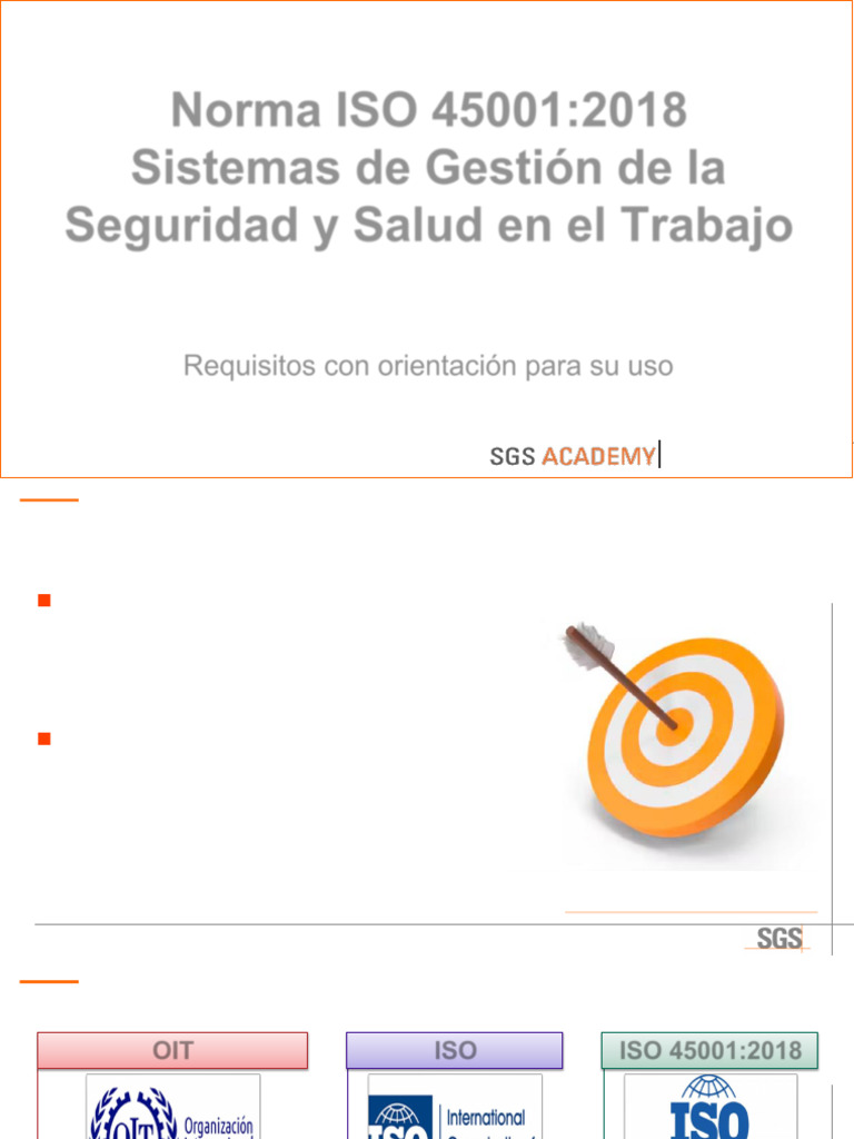 Material de Aprendizaje - ISO 45001.2018 Sistemas de Gestión Seguridad y Salud en El Trabajo ...