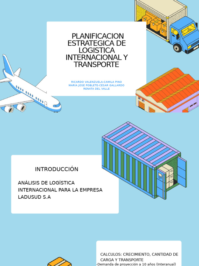 Presentación Transporte Internacional | PDF | Logística | Transporte