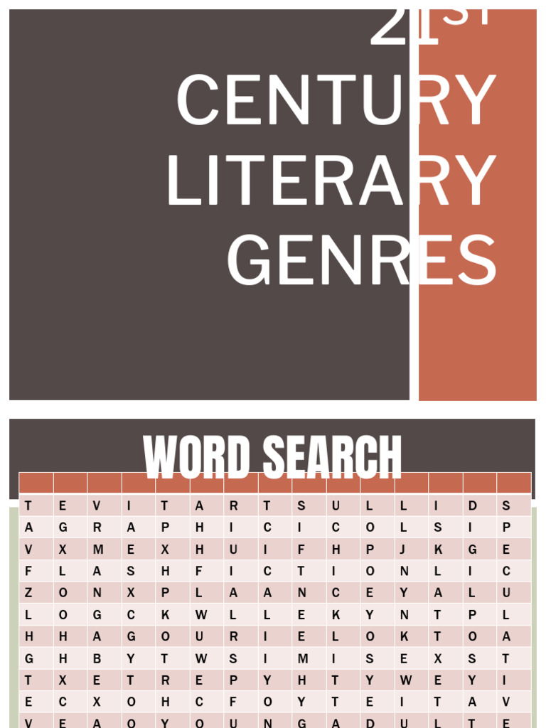 21st Century Literary Genres | PDF | Creative Nonfiction | Poetry