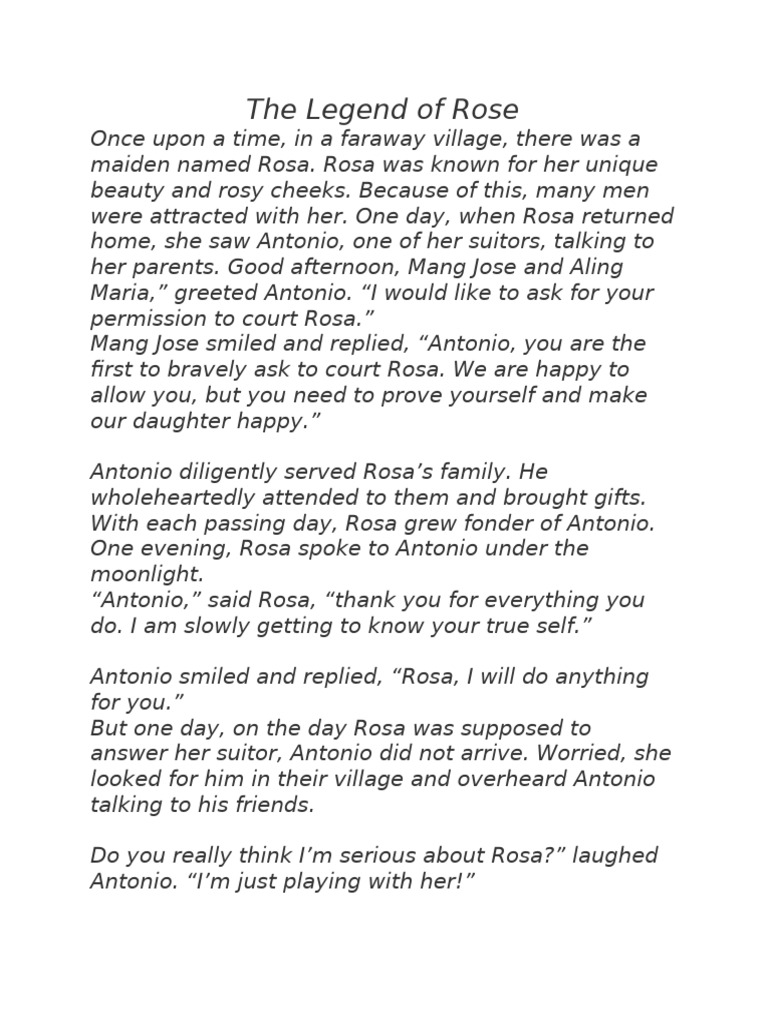 The Legend of Rose | PDF | Art | Mystery, Thriller & Crime Fiction