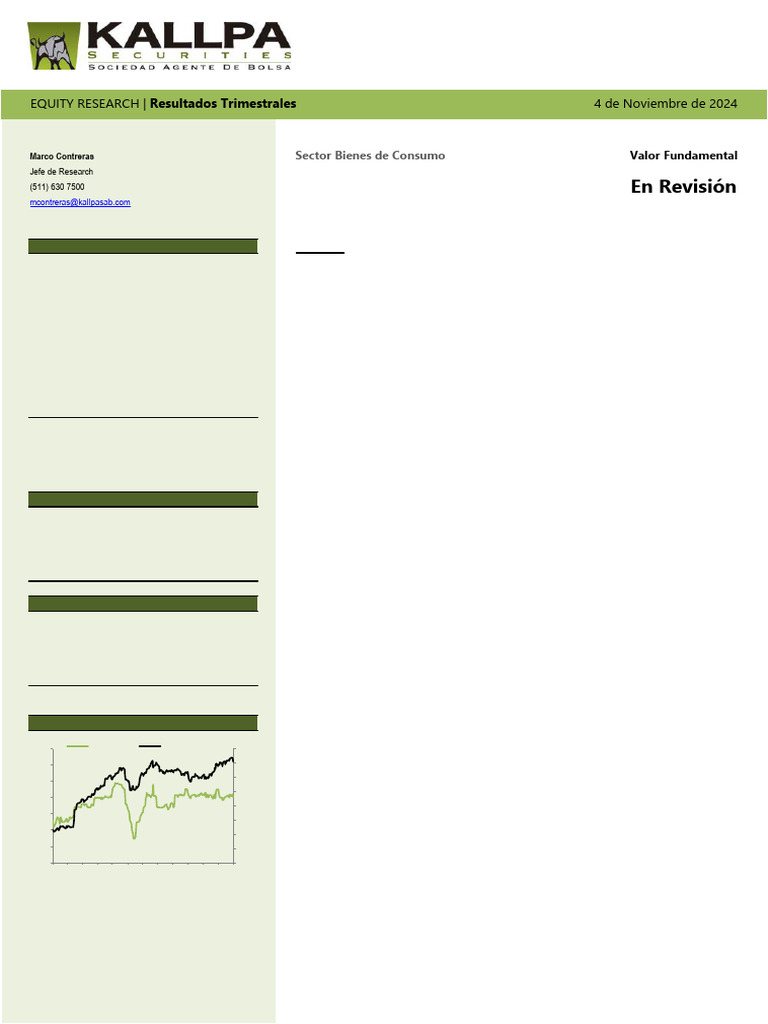 Alicorp - Resultados 3T2024 - VF at E.R. | PDF | Compartir (Finanzas) | Mercado (economía)