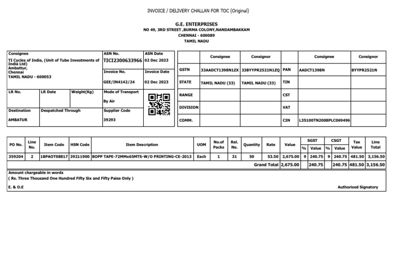 TICI ASN PROCESS 4142 | PDF | Sales | Payments