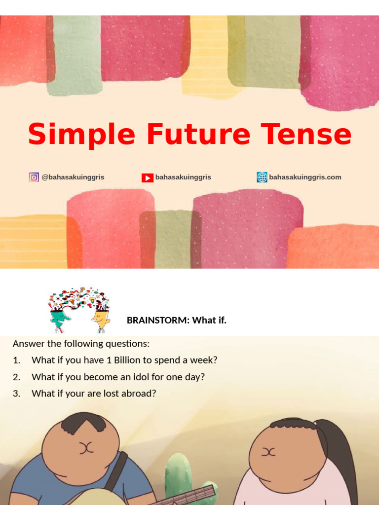 Understanding Simple Future Tense | PDF | Verb | Linguistic Morphology