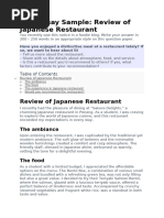 Restaurant Review: Delicious Eats & The Ship | PDF | Restaurants ...