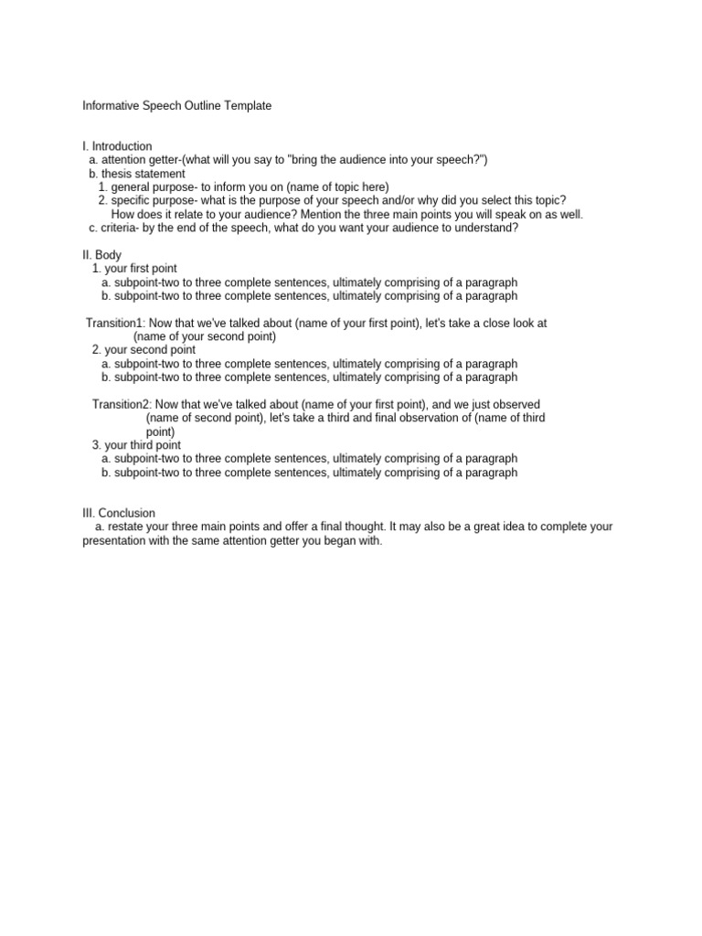 Detailed Outline Templatethe One(3)(1) (1) | PDF