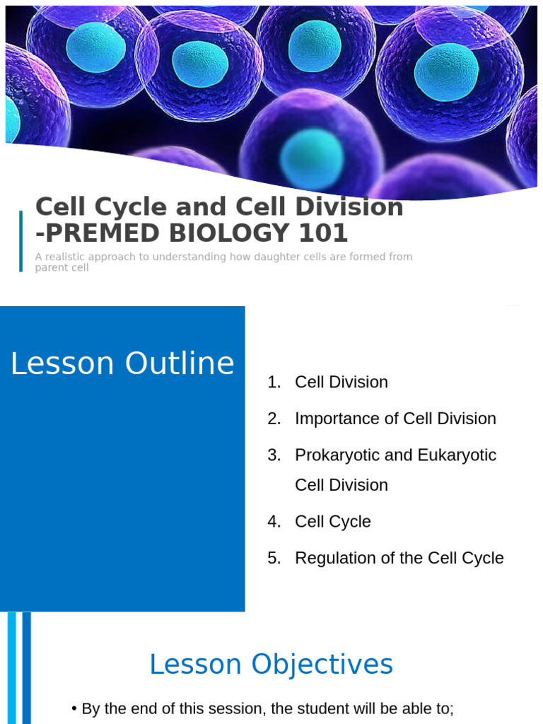 UNIT 1 - The Cell Cycle and Cell Division | PDF | Mitosis | Cell (Biology)