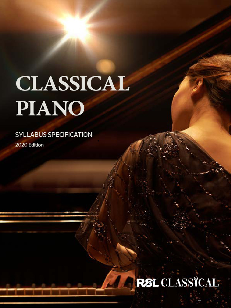 RSL Classical Piano - Syllabus | PDF | Educational Assessment | Piano