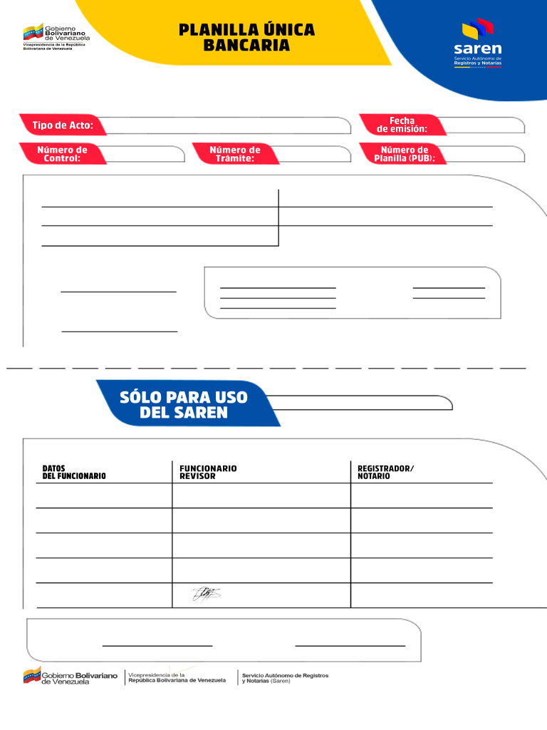 Planilla PUB 1 PODER | PDF