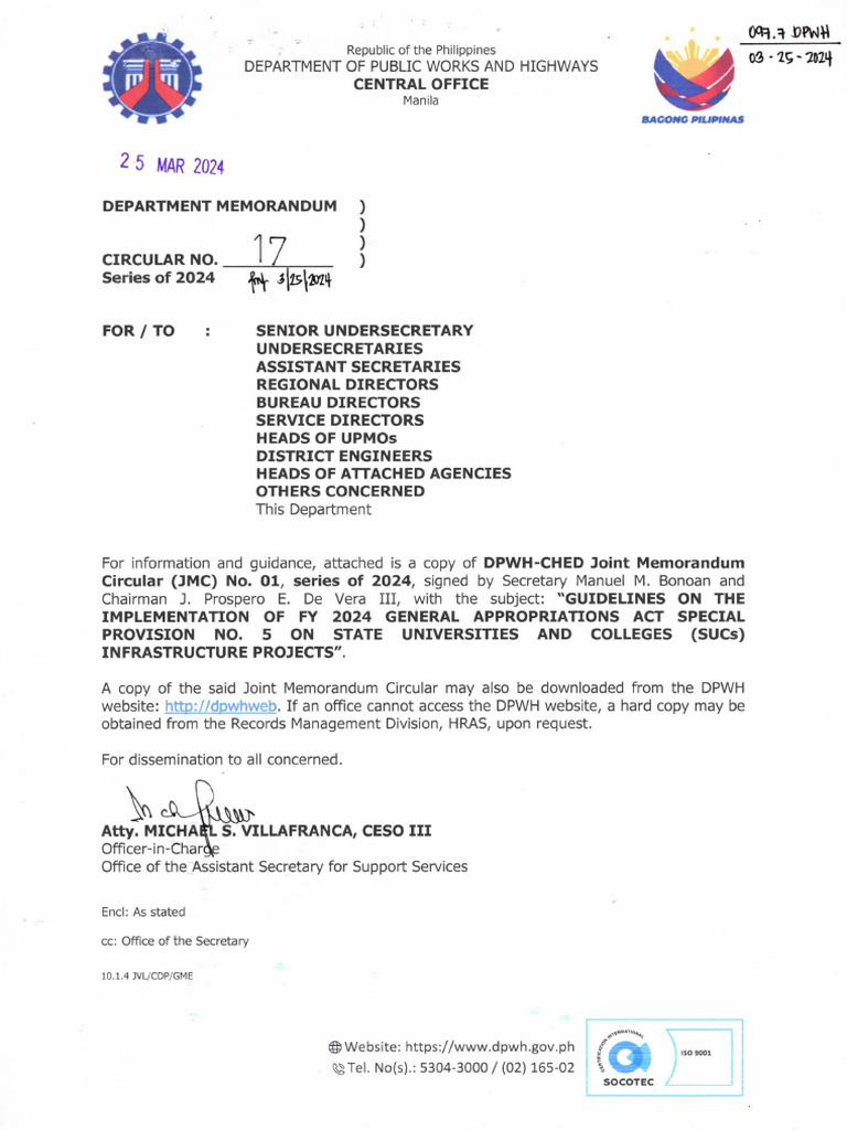 dmc_017_s2024 | PDF | Philippines | Government