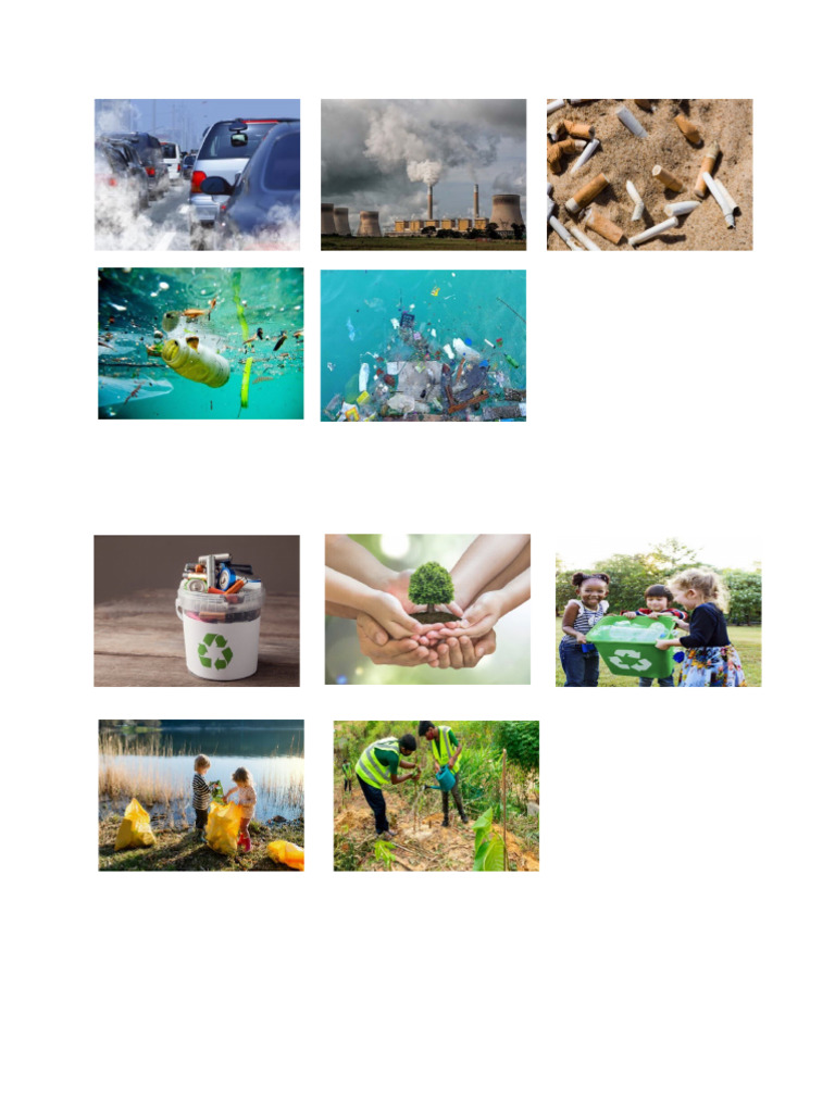 Acciones Que No Contaminan Y Contaminan Pdf