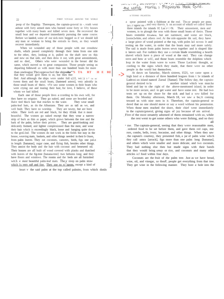 RM1 - Antonio Pigafetta - First Voyage Around The World | PDF | Social Science | History