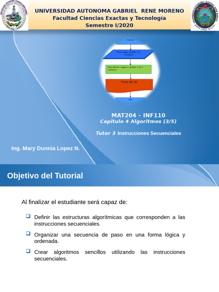 Algoritmos: Instrucciones Secuenciales | PDF | Algoritmos | Informática ...