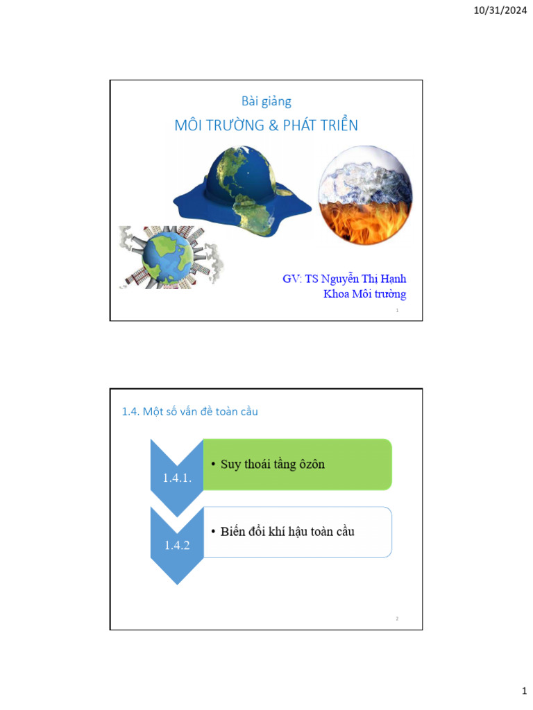 3.10.ST Tang Ozon Và BDKH | PDF