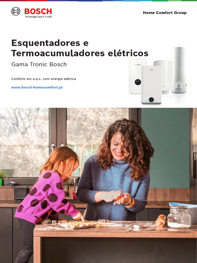 Catalogo Esquentadores Termoacumuladores Eletricos 112024 Bosch | PDF