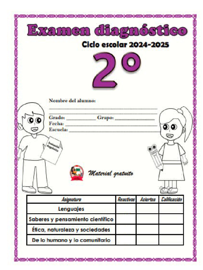Examen 2do Diagnóstico | PDF