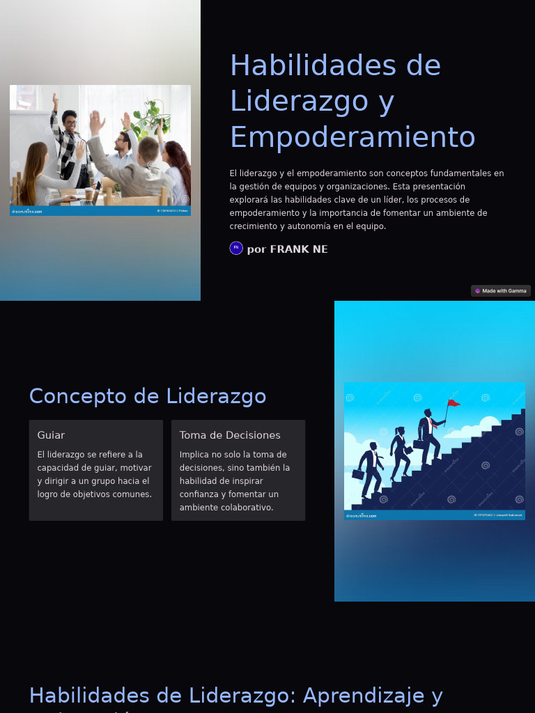 Habilidades de Liderazgo y Empoderamiento | PDF | Empoderamiento | Liderazgo